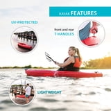 Lifetime Pacer 8 ft Sit-Inside Kayak with Paddle, Fire Red (91036 ...