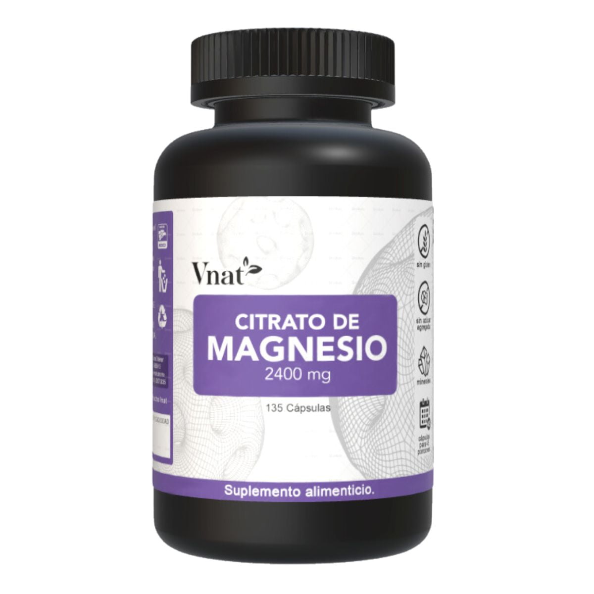 Citrato de Magnesio VNAT 2400mg 135 Capsulas | Bodega Aurrera en línea