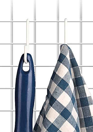 Better Houseware Organizational Wire Grid System Steel Grid Hook ...