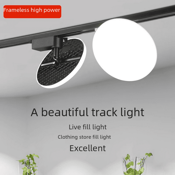 Foco de luz LED para riel de astigmatismo, tienda de ropa, estudio en ...