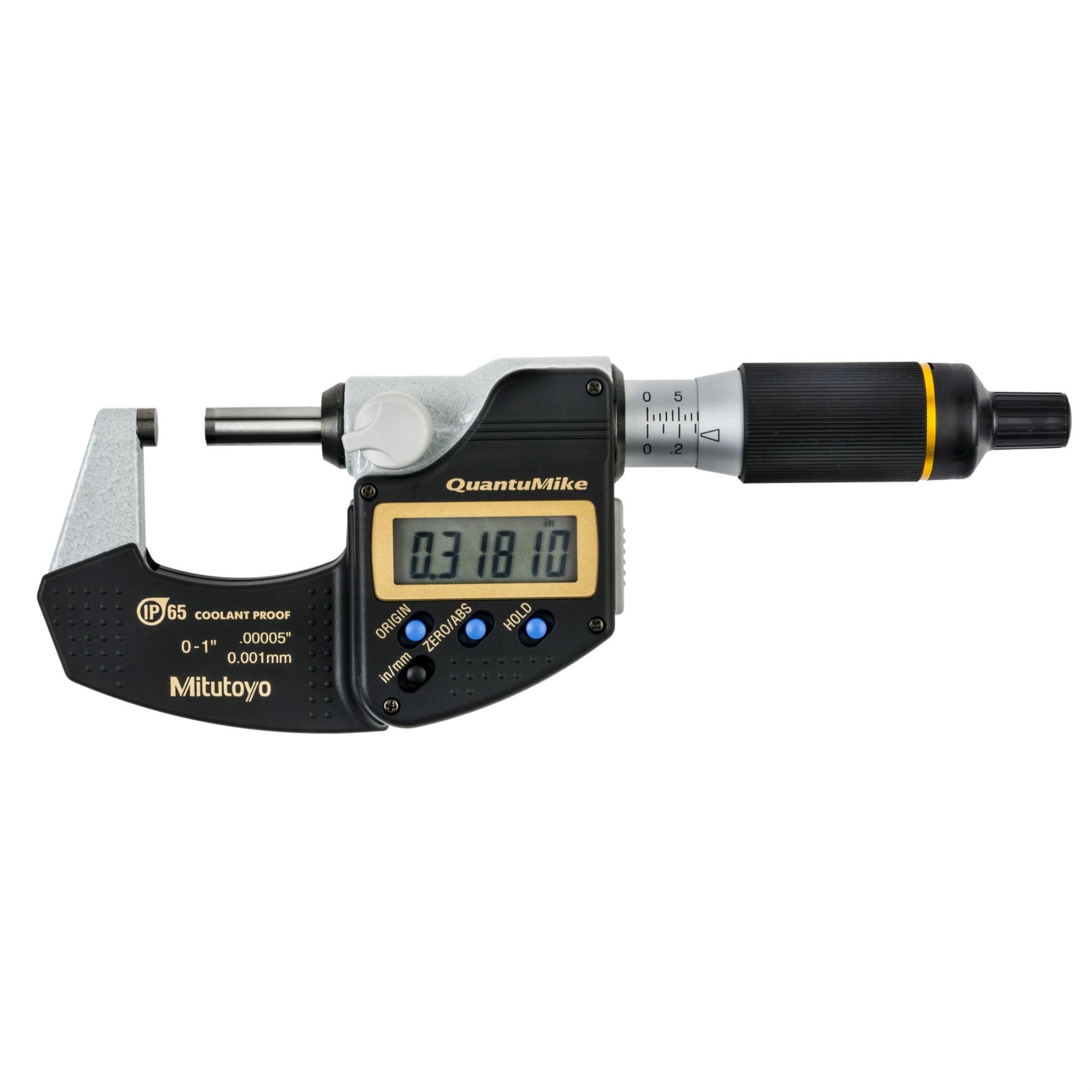 Dig Mic, Qnt, I / M 0-1 In, .00005 In, O MITUTOYO 293-180-30 | Walmart ...