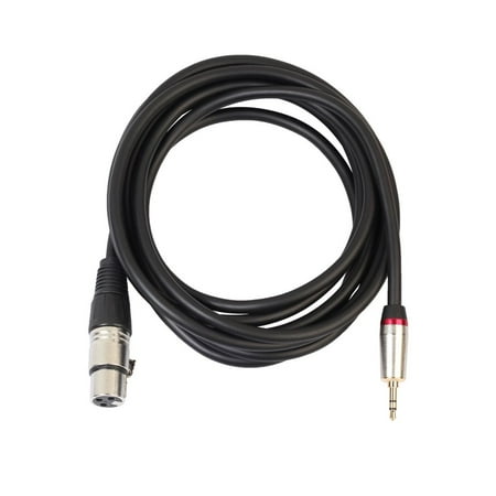Bean_3.5mm Stereo Male to XLR Female Cable Turn Card Connection Cable ...