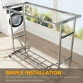Clothes Drying Rack with 4 Castors, Heavy Stainless Steel Drying Rack ...
