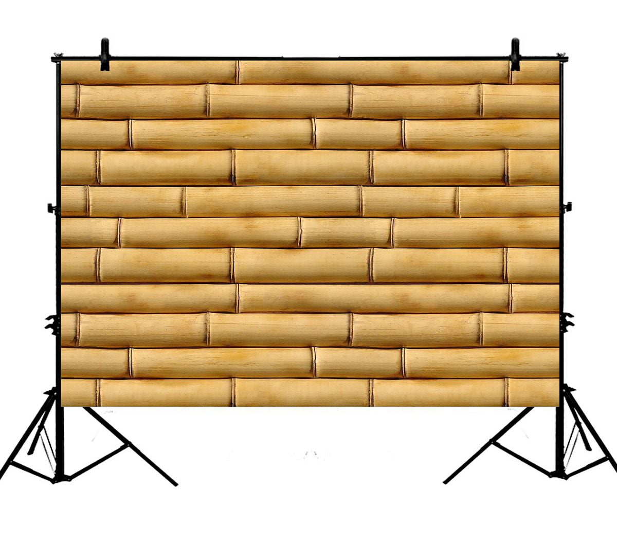 ZKGK 7x5ft Nature Bamboo Wall Polyester Photography Backdrop For Studio ...