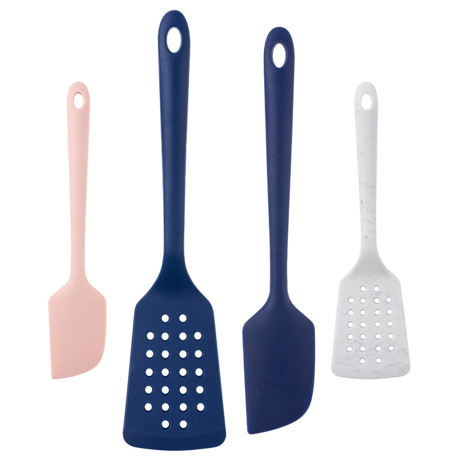 Cook with Color Silicone Kitchen Utensils 4 Piece Set, Spoons ...