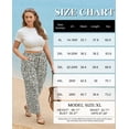 CASSIE LIZ Plus Size Pants Leopard Dress Wide Leg Crop Pleated Lounge ...