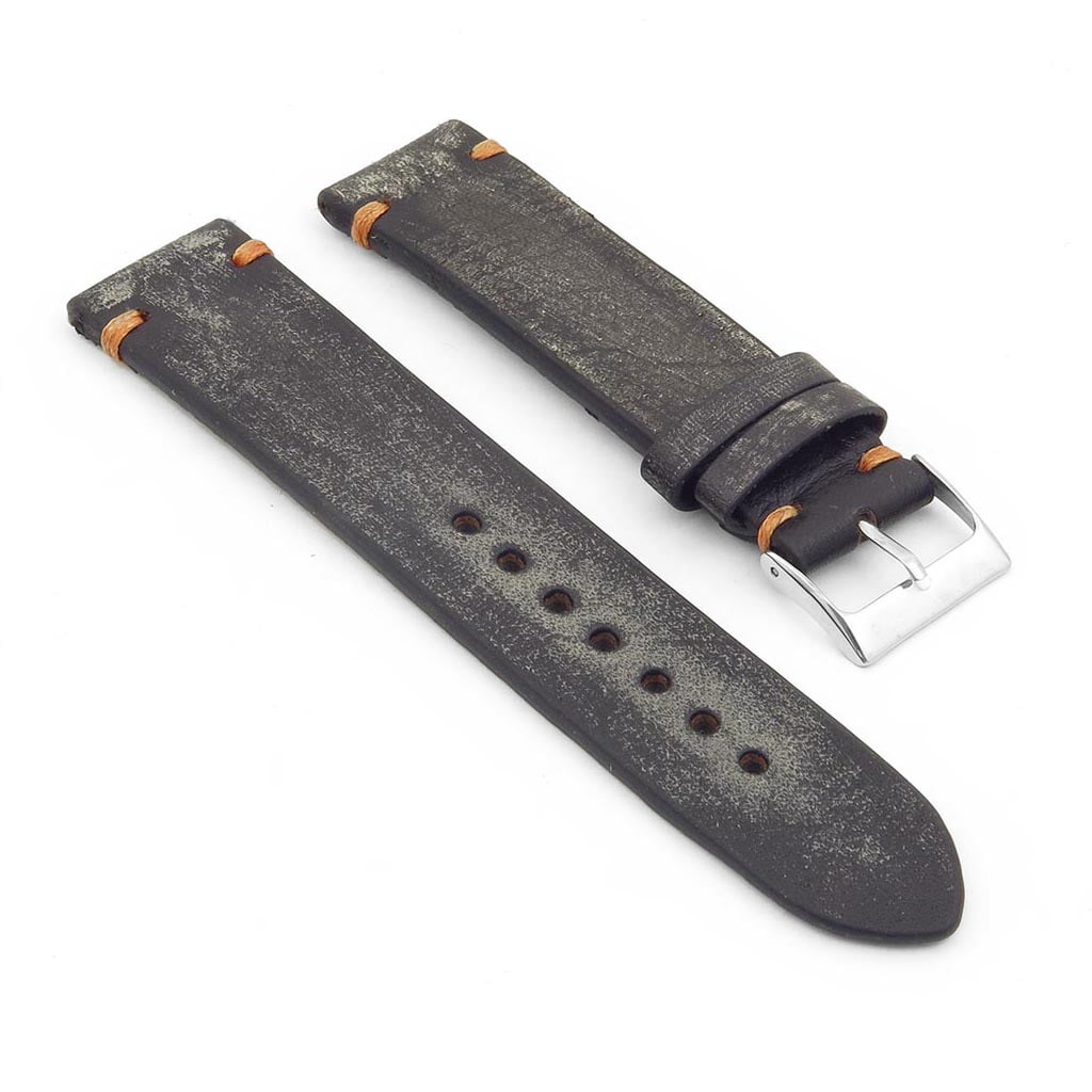 StrapsCo Distressed Leather Extra Long Watch Strap - Walmart.com