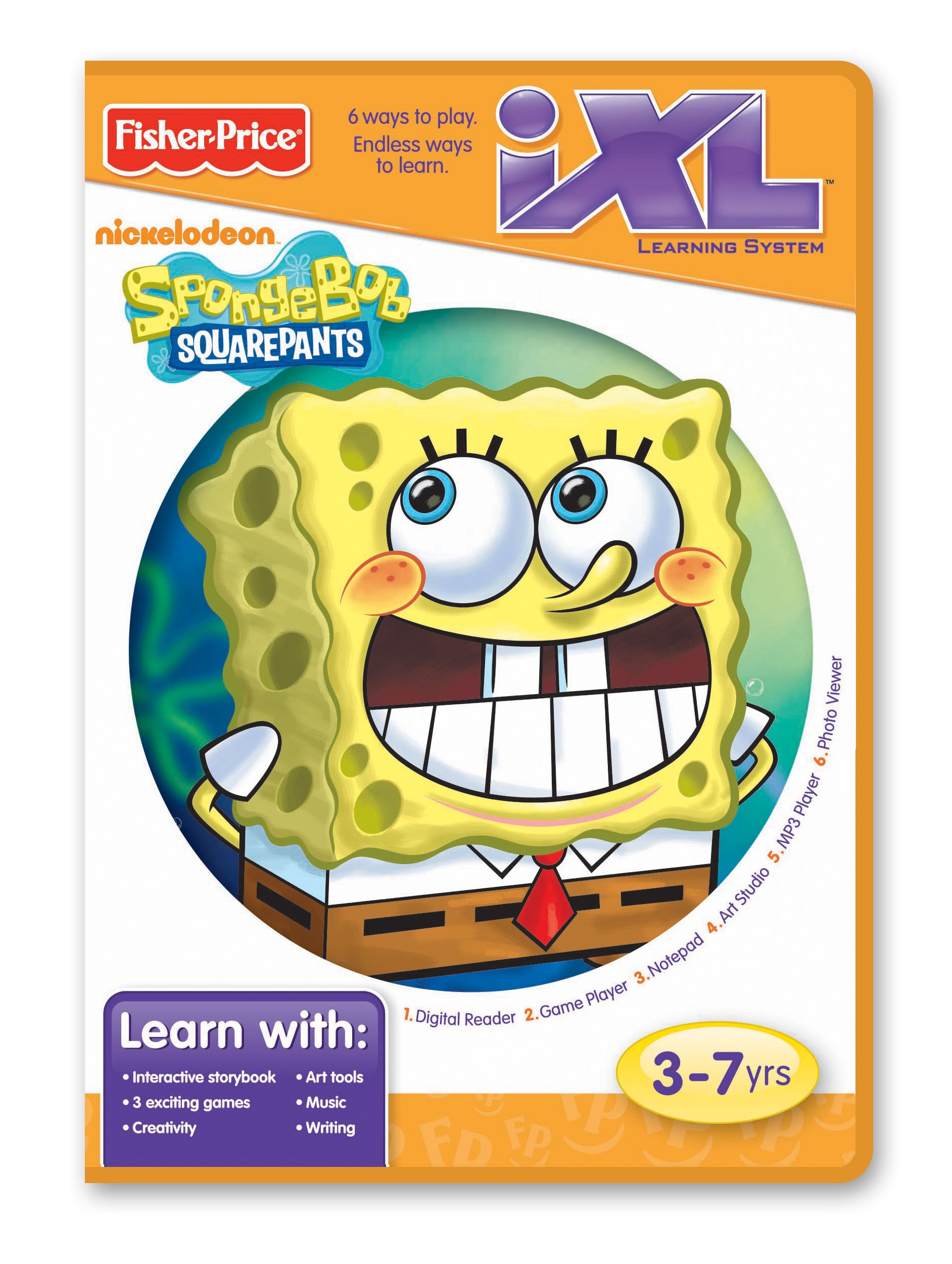 Fisher Price IXL Learning System Software Spongebob Squarepants 
