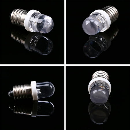 E10 Light Bulbs DC 6/12/24V LED Screw Base Indicator Bulb Mini Warning ...