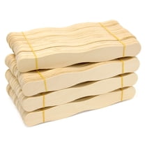 CraftySticks- 200 Pack 8 Inch Jumbo Wavy Craft Sticks for Fan Handles ...