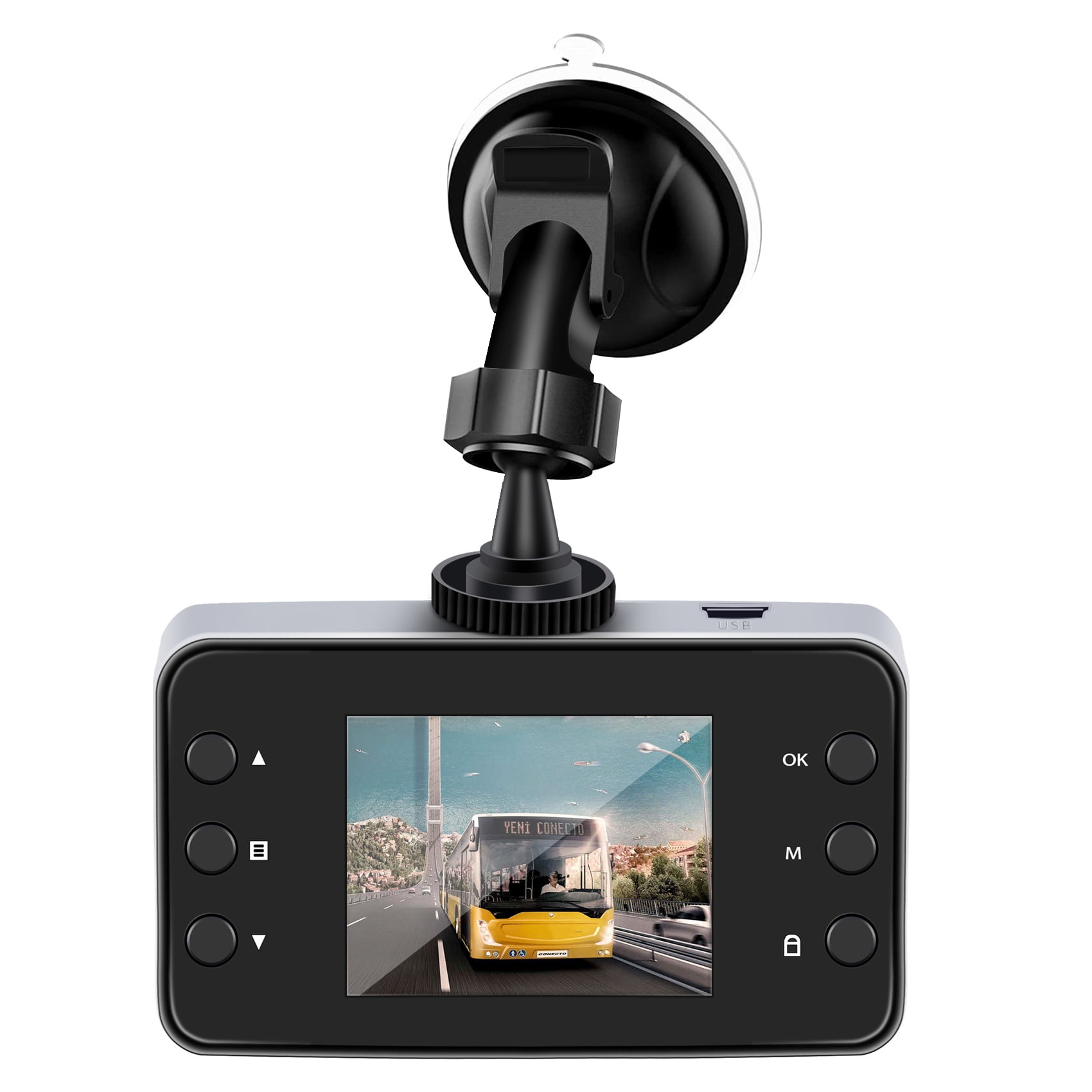 Car Mini 1080P Dash Camera Hd Driving Recorder Wide Angle Dashboard ...