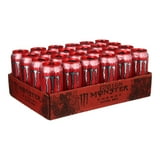 (24 Cans) Monster Ultra Red, Sugar Free Energy Drink, 16 fl oz ...