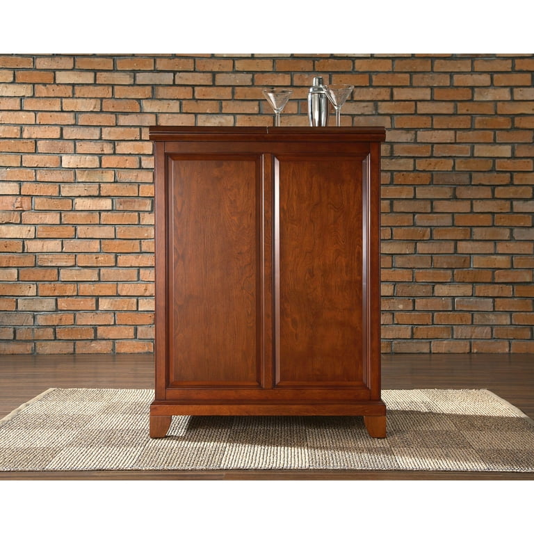 Crosley Newport Expandable Bar Cabinet In Black | Cabinets Matttroy