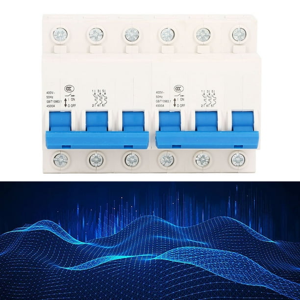 Dual Power Circuit Breaker Mini Interlock Circuit Breaker PVC DIN Guide ...