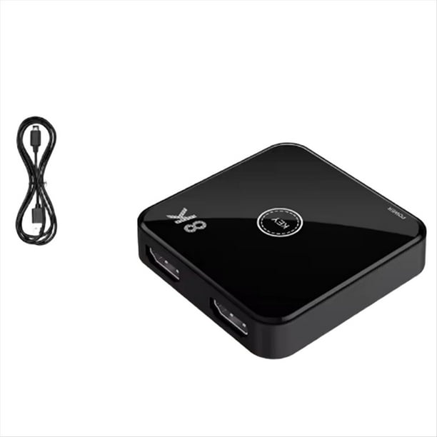 Conmutador 8K 60 Hz, 2 Puertos de Transmisión Bidireccional, Compatible ...