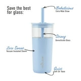 Reduce® Aspen Vacuum Insulated Stainless Steel Glass Tumbler with Lid ...