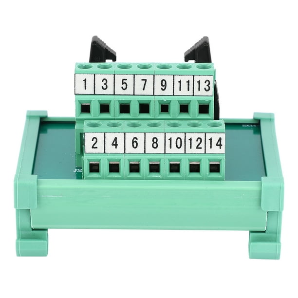 PLC Terminal Block Connector,IDC 14P PLC Breakout PLC Breakout Board ...