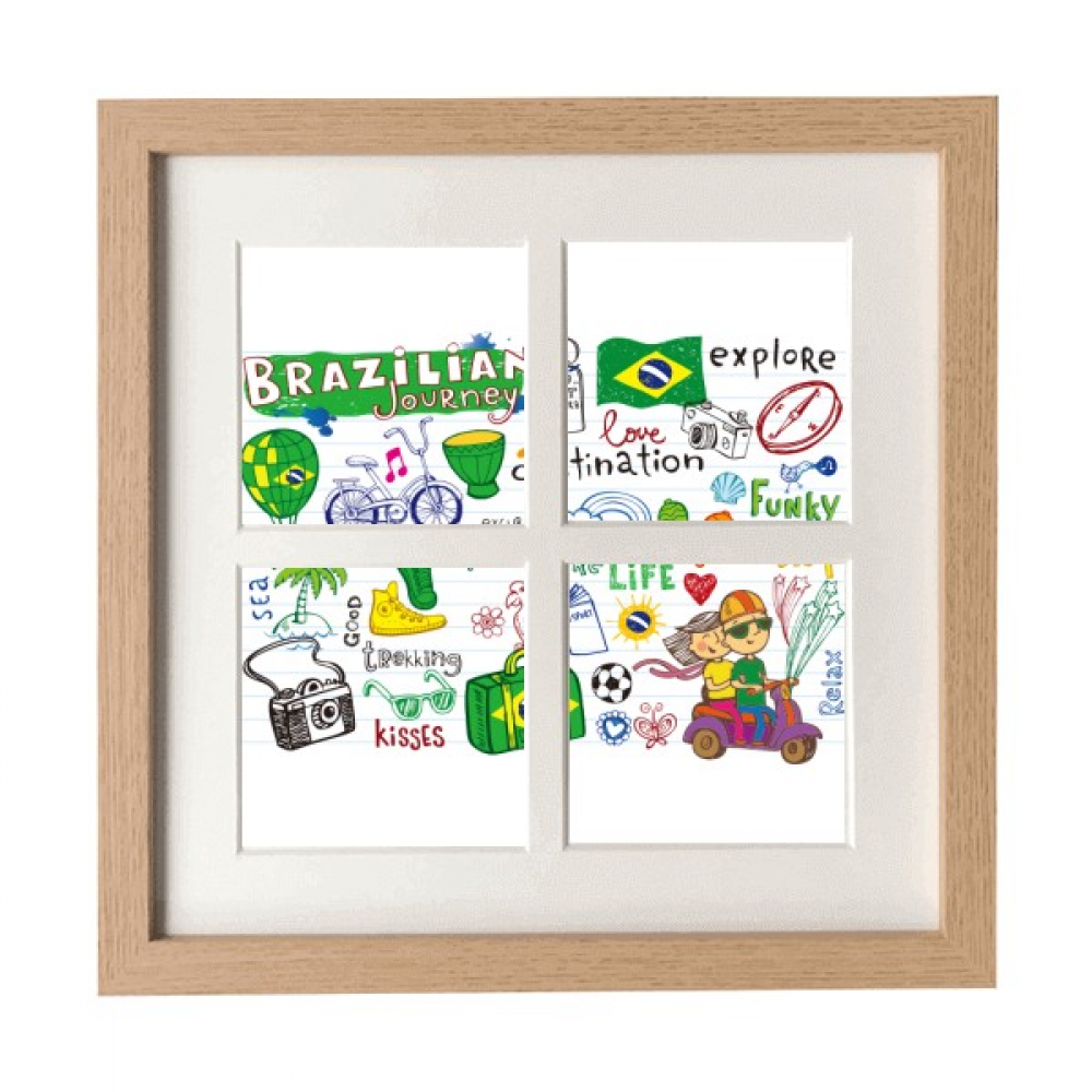 Adventure Life Brazil Journey Brazil Frame Wall Tabletop Display 4 ...