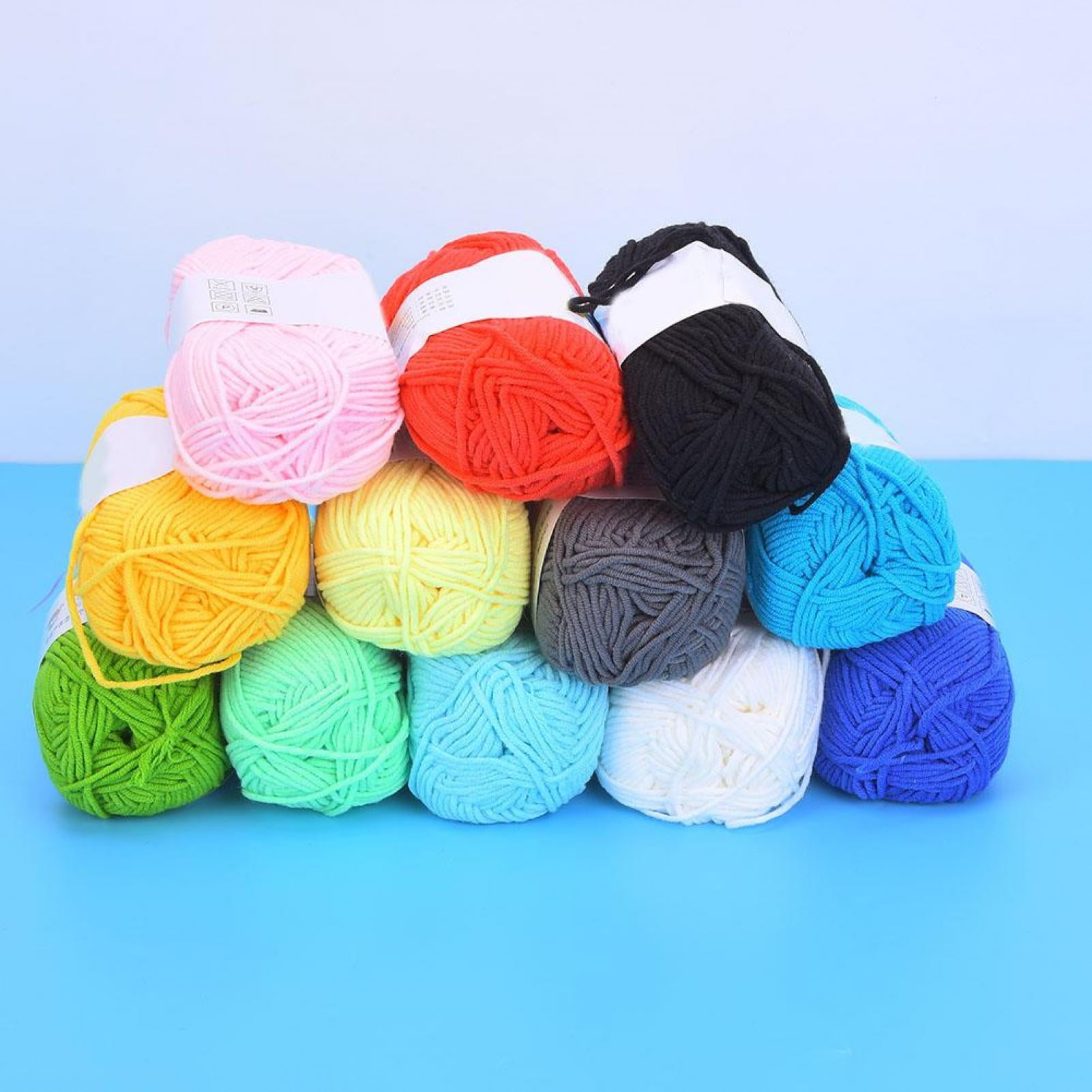 Click here for Ylshrf Acrylic Yarn  12 Colors Milk Cotton Yarn So... prices