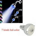 Lysicskinem Low Water Pressure Shower Heads Rgb 7 Colorful Led Light
