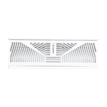 WELLAND 15" Wood Vent Floor Register Baseboard Diffuser, Unfinished Red ...