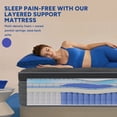 Zhovac 12 inch Twin Mattress, Memory Foam & Spring Hybrid Medium ...