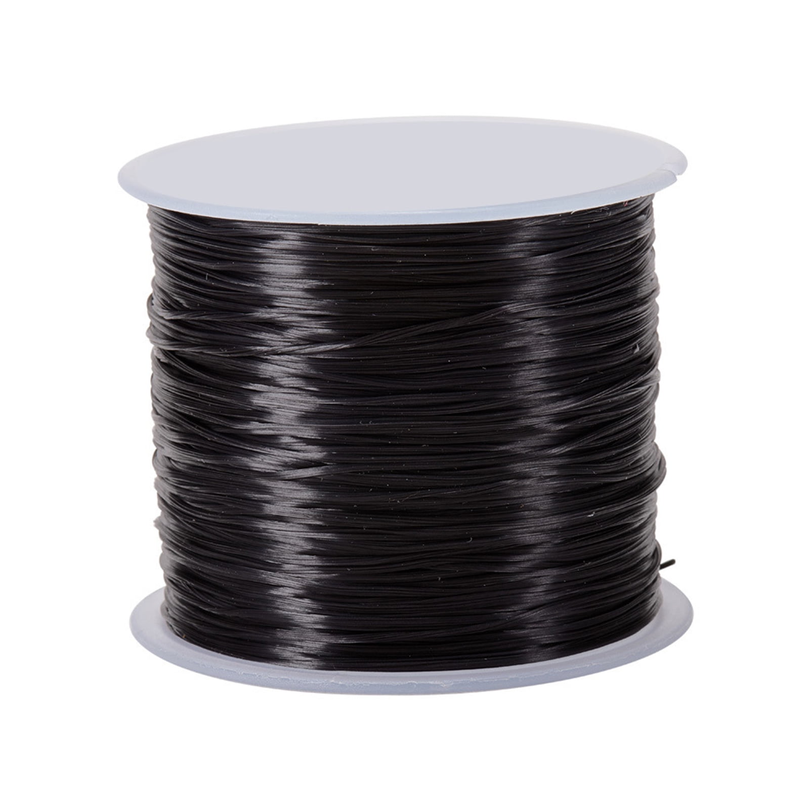 60m 0.8mm Elastic Stretch Fibre DIY Beading Wire Colorful Crystal ...