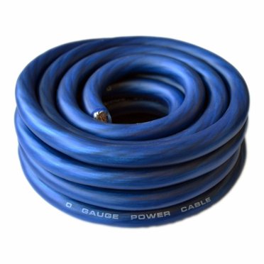 SoundBox 0 Gauge Black Amplifier Power / Ground Wire 1/0 Ga Amp Cable ...