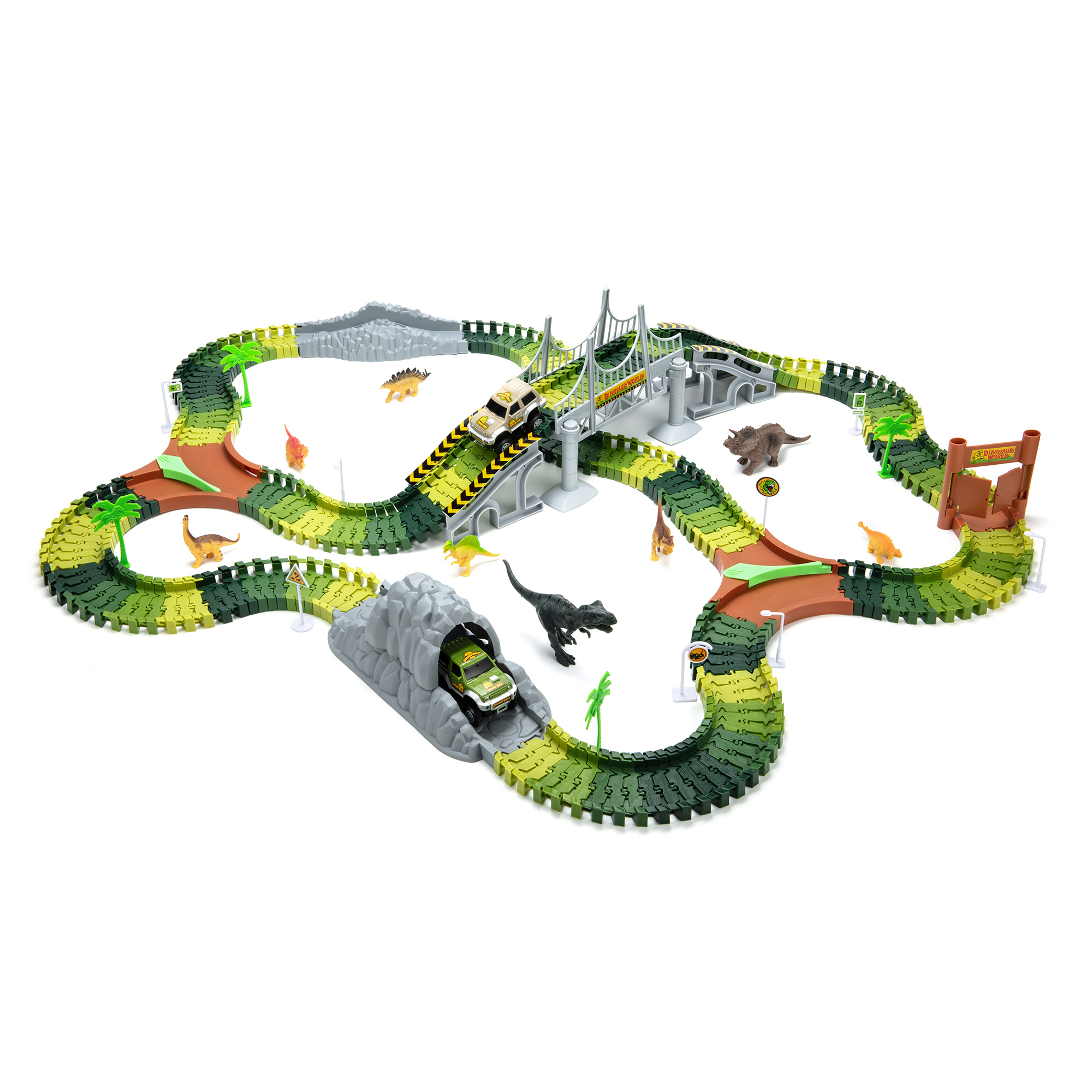 Train Track Race Car Vehicle Playset Dinosaur Toys Race Track Toy Set train-track-race-car-vehicle-playset-dinosaur-toys-race-track-toy-set