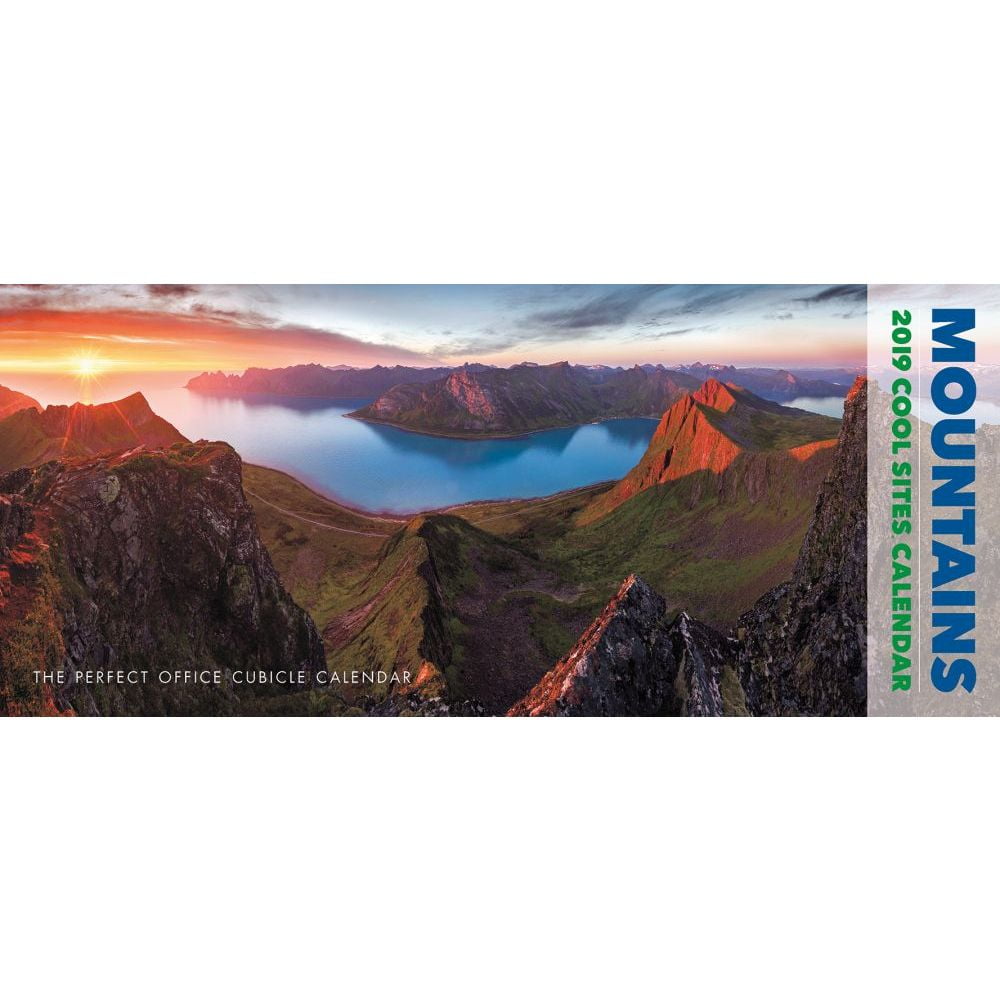 2019 Mountains Panoramic 2019 Wall Calendar, Mountain by Willow Creek ...