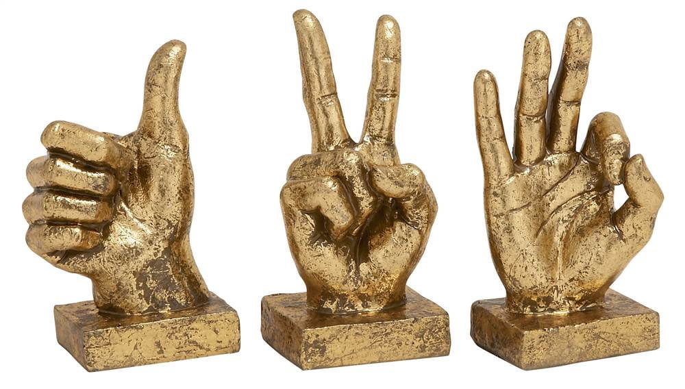 3-Pc Peeling off Textured Hand Signs - Walmart.com