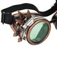 SAYFUT Vintage Red Copper Steampunk Goggles with Double Ocular Loupe ...
