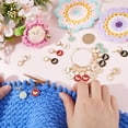 20Pcs 5 Colors Butterfly Alloy Enamel Locking Pendant Stitch Markers ...