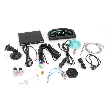 SINCO TECH Dashboard Sensor Kit LCD Screen 8 LEDs Bluetooth Backlight ...