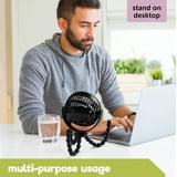 Hoovy Portable & Rechargeable Stroller Fan with Flexible Tripod Legs ...