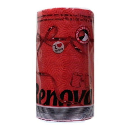 Renova Red Label Paper Towel- Red (120 Sheets) 020909 | Walmart Canada