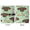 9.2x6.7 inch Leather Notebook 100 Sheets, Multi-Pocket Design & Pen ...