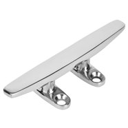 Perko 1188DP6CHR Chrome-Plated Open Base Cleat - 6" Length with 3" x 1 ...