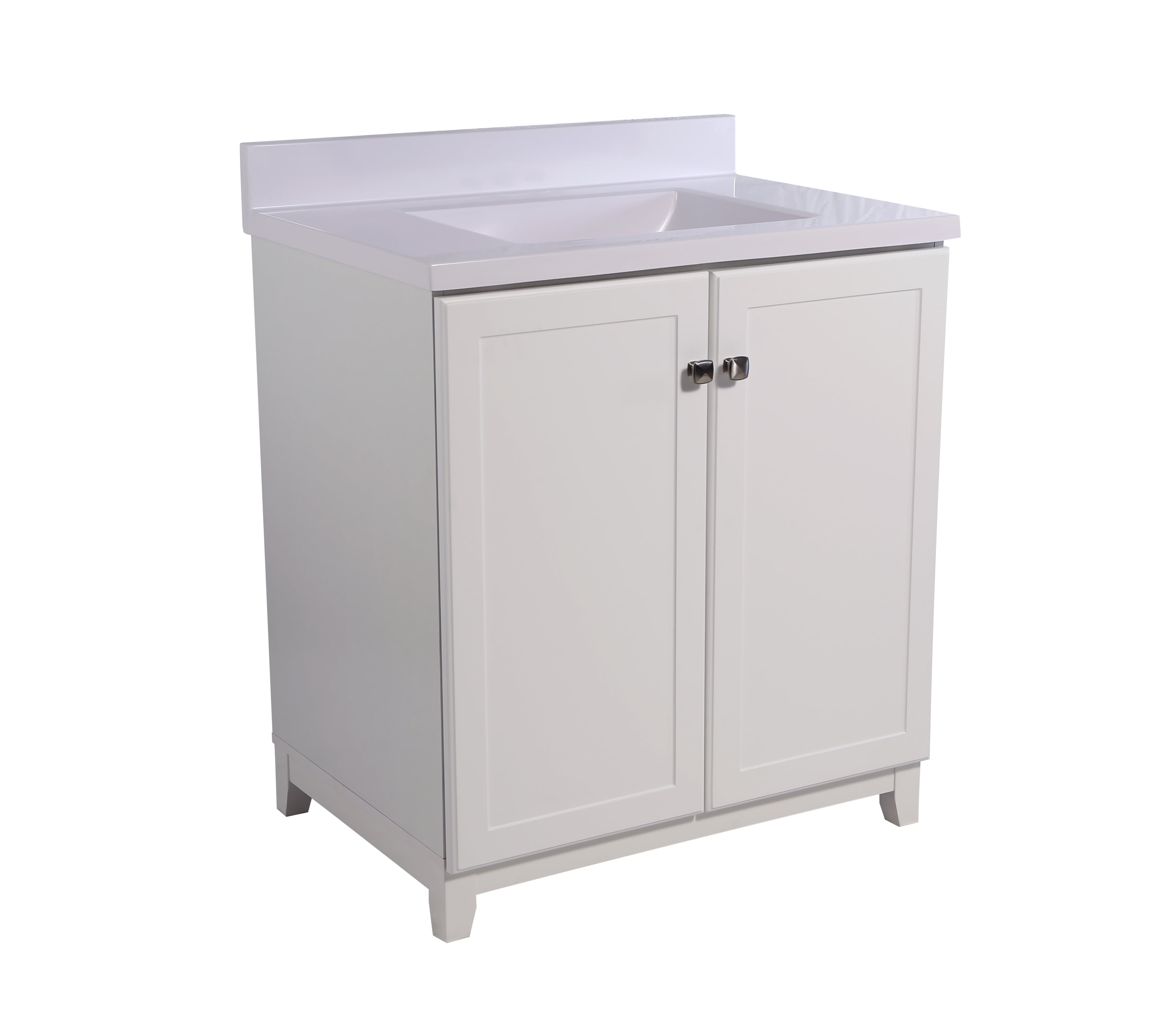 Design House 612986 Shorewood Unassembled 2-Door Vanity with Cultured ...