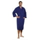 Turquaz Linen Lightweight Long Waffle Kimono Spa Robe for Men (Small ...
