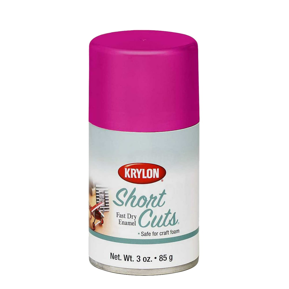 Krylon Short Cuts Spray Paint, Hot Pink - Walmart.com - Walmart.com