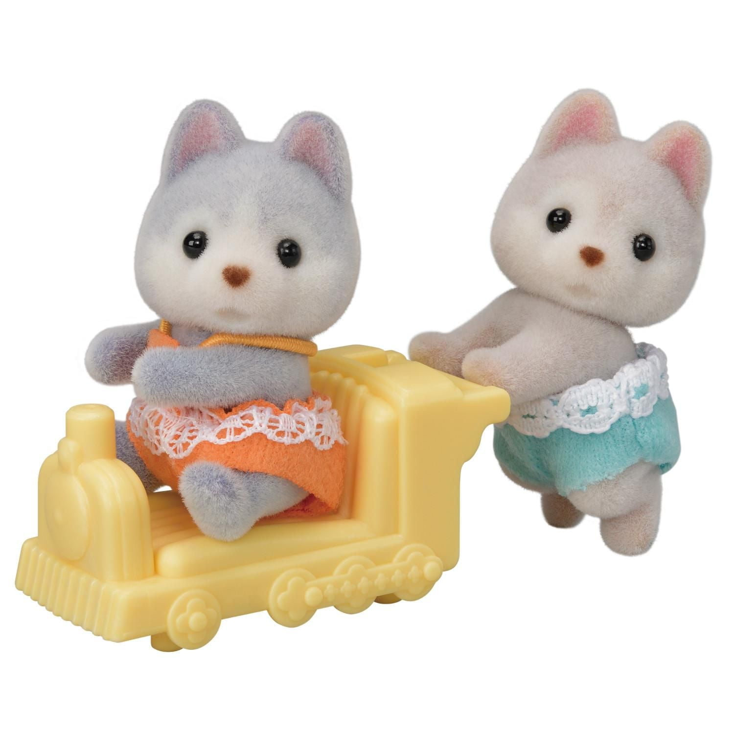 Click here for Calico Critters Husky Twins  Set Of 2 Collectible... prices
