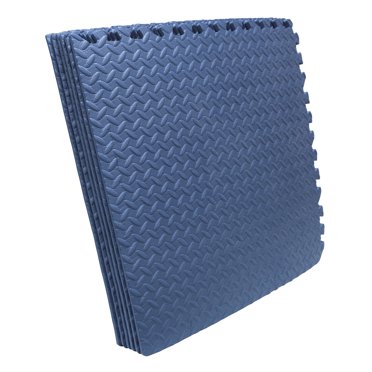 Fitness Reality Water-Resistant PVC Exercise Equipment Mat, Black ...