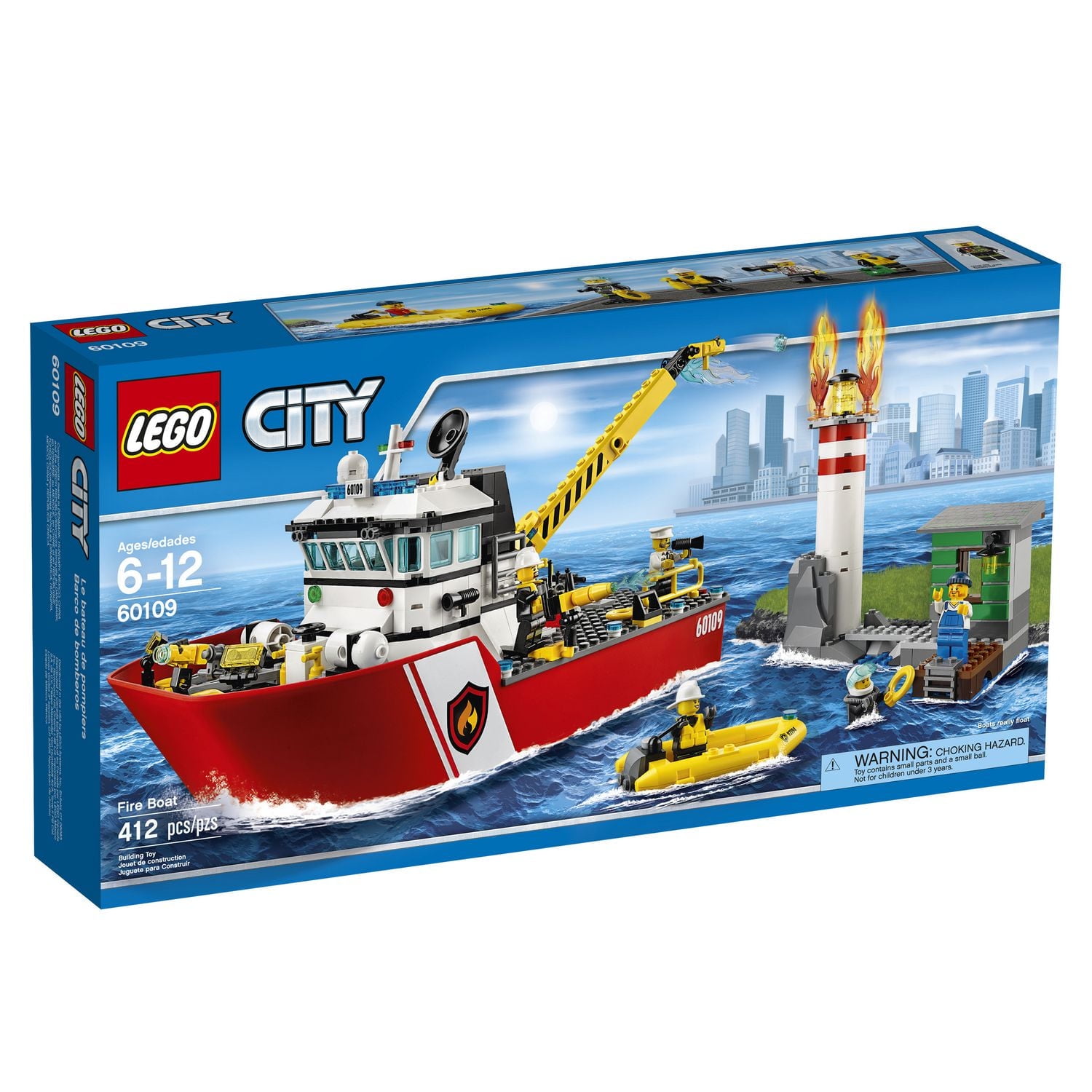 Click here for Lego City Fire - Fire Boat (60109) prices