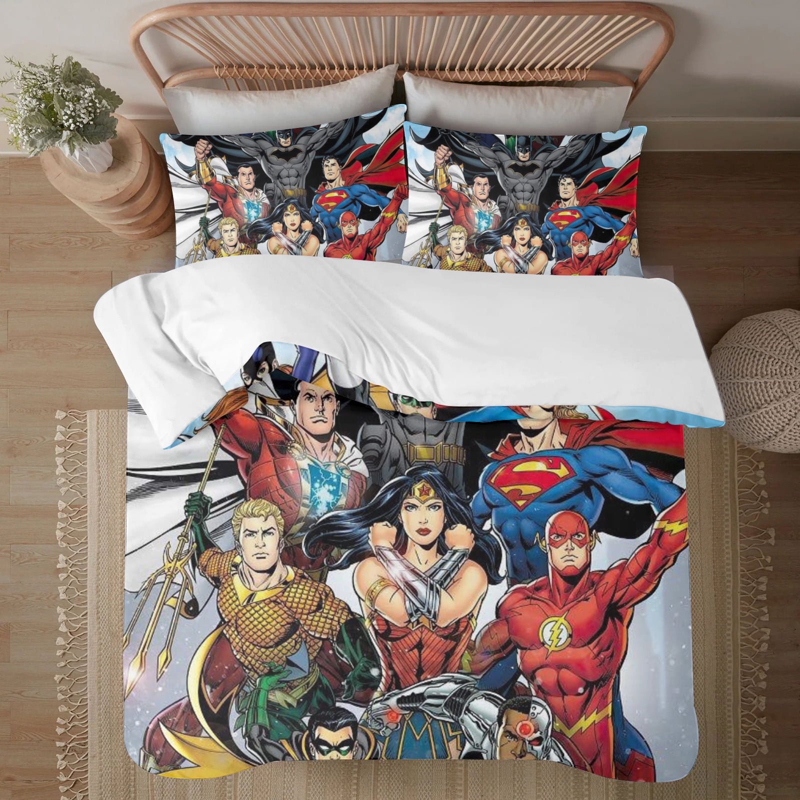 Click here for Yingd Justice League 3-Piece Bedding Set1 Quilt Co... prices