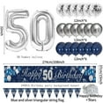 Birlon 50th Birthday Decorations Men And Women Birthday Party Supplies