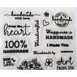 Walmart Clear Reusable Stamps - Handmade Love - For Craft, Card Making ...