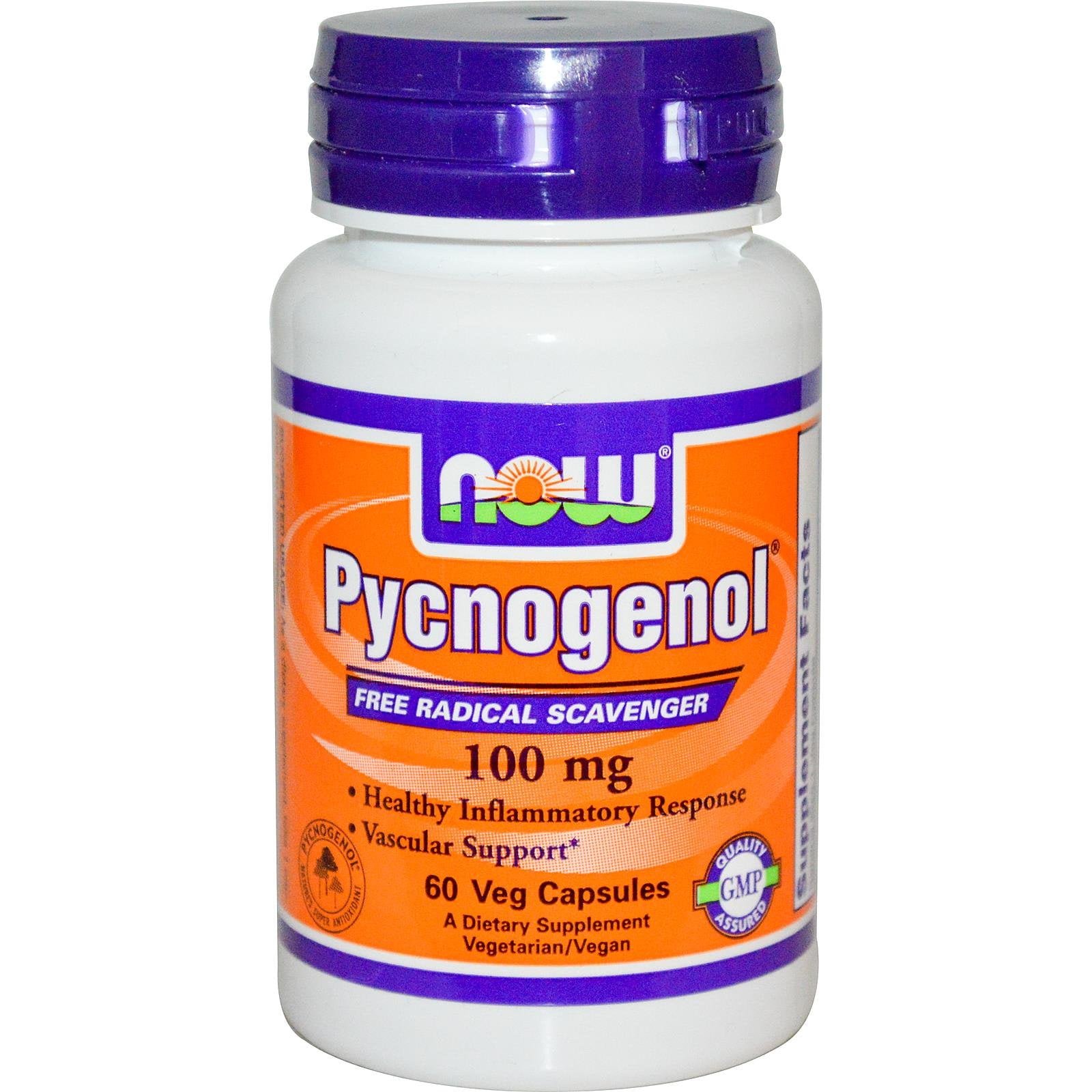 Suplemento Now Foods Pycnogenol 60 Cápsulas Vegetarianas | Walmart en línea