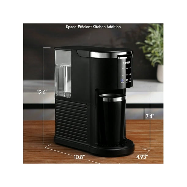 KIDISLE 3 In 1 Single Serve Coffee Maker For K Cup Pods & Ground Coffee ...