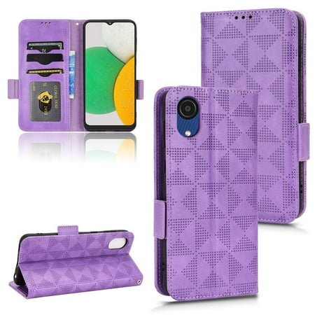 Samsung Galaxy A03 CORE Case , Leather Wallet Cover Magnetic Full Body ...